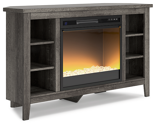 Arlenbry Corner TV Stand with Electric Fireplace W275 SI InspireLiving